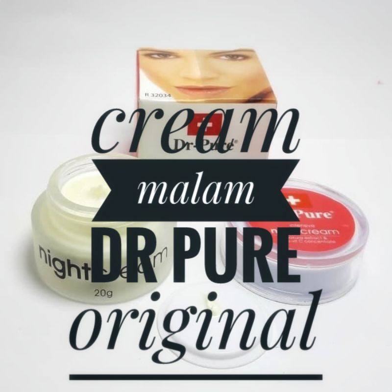 Jual Dr Pure Cream Night 100% Original (BPOM) | Shopee Indonesia