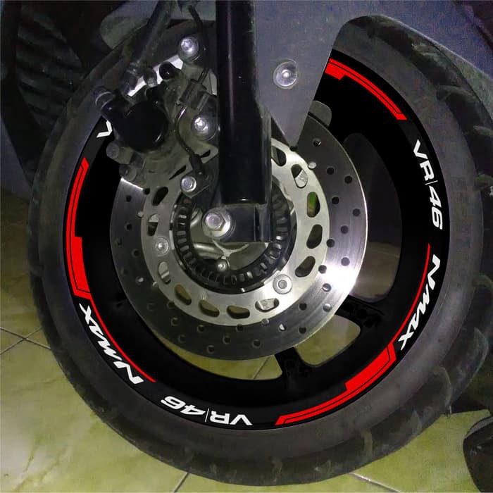 Jual STICKER STIKER LIST VELG NMAX - MOTIF VR46 | Shopee Indonesia