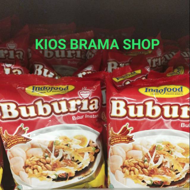 Jual Indofood Buburia Bubur Instan Ayam Kampung 70GR / Bubur Ayam ...