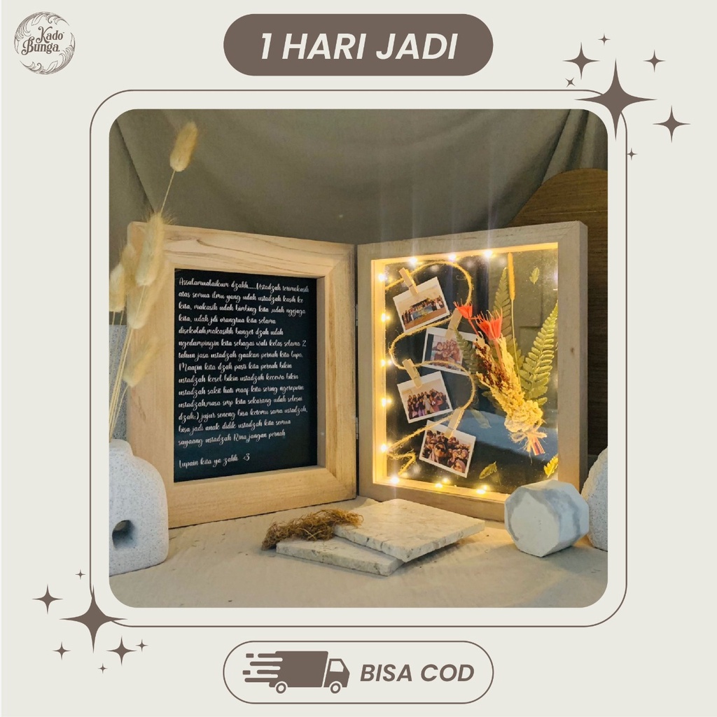 Jual KADO SPESIAL FRAME 3D 25X20 BUKA TUTUP HADIAH KADO UNIK UNTUK ...