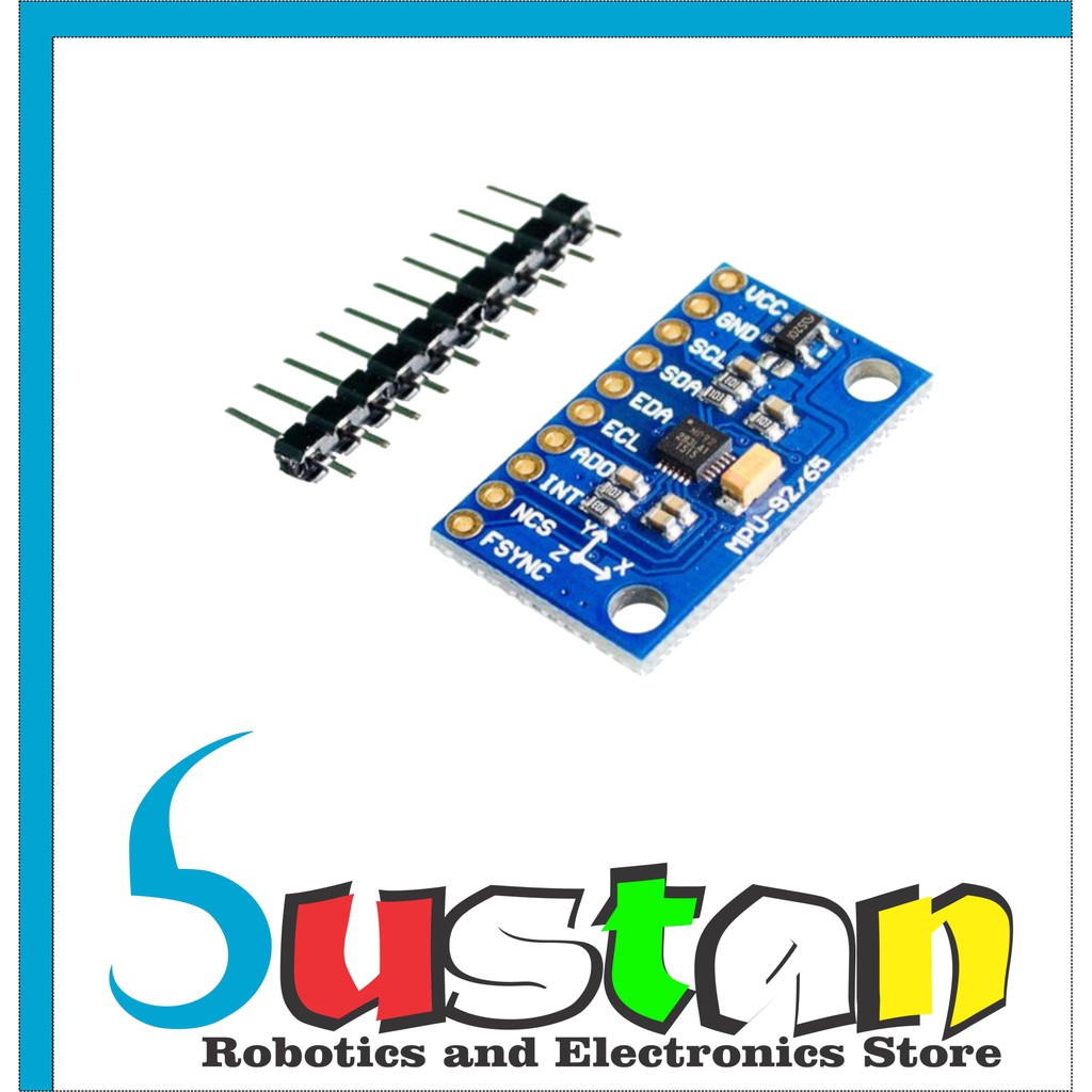 Jual MPU-9255 Gyroscope 3 axis Accelerometer Magnetic sensor module ...