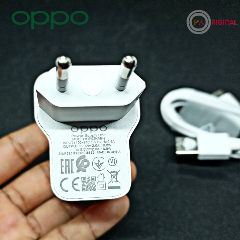 Jual Charger OPPO A54 A53 A52 A92 Reno 4F ORIGINAL FAST CHARGING ...