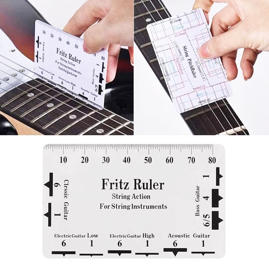 Jual Fritz Ruler Alat Ukur Senar Gitar Penggaris Pengukur String FZ-80 ...