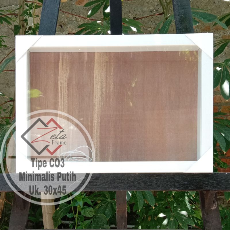 Jual Tipe CO3 - Pigura Scrapframe Minimalis putih - Pigura 3D - Frame ...
