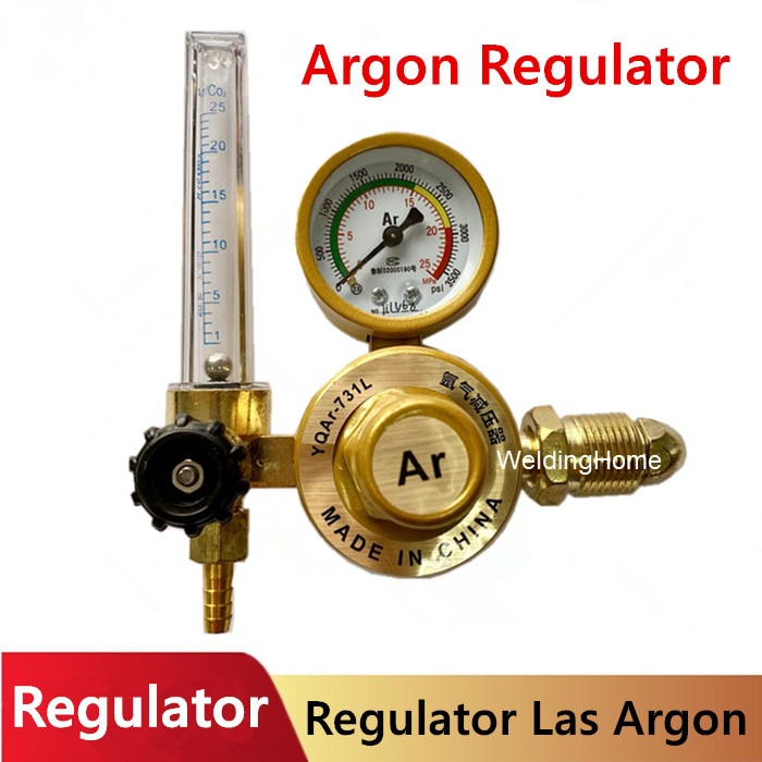 Jual Regulator Gas Argon Ar YQAr-731L Untuk Tabung Las Welding Argon ...