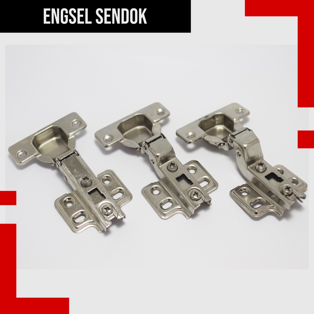Jual 1 Set Engsel Sendok Biasa / Non Hidrolik (2 pcs) - Engsel Sendok ...