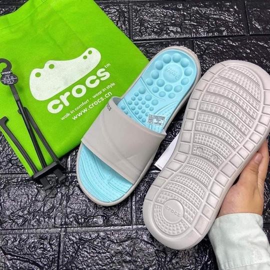 Jual Crocs / Crocs Reviva Slide 2/ Sandal Crocs/Crocs Cewe / Crocs ...