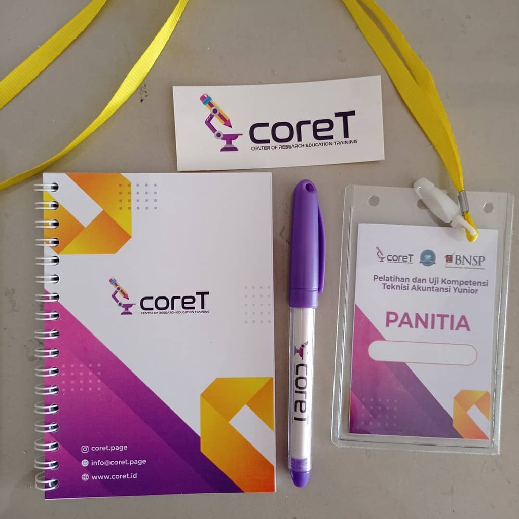 Jual SEMINARKIT (NOTES A6 SPIRAL,NAMETAG,STIKER,PULPEN)2 HARI | Shopee ...