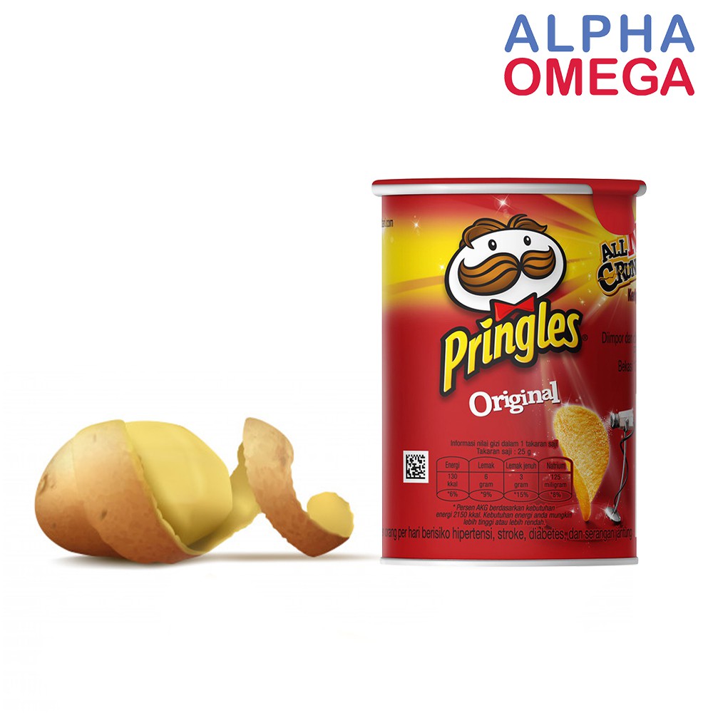 Jual PRINGLES SNACK KERIPIK KENTANG 42gr RASA ORIGINAL - POTATO CHIPS ...