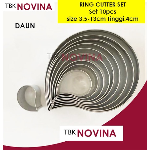 Jual Cetakan Kue Bulat Ring Cutter Set 10 pcs | Shopee Indonesia