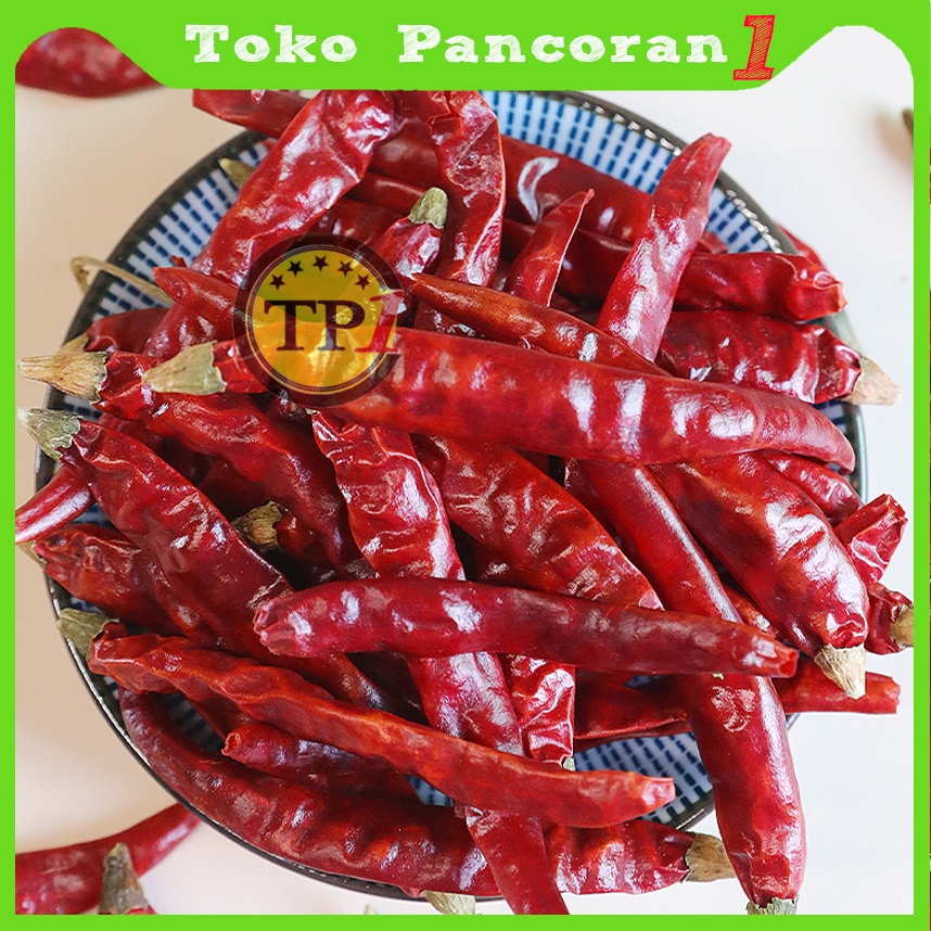 Jual Cabe bubuk kasar Cabe Kering Chili Flake pedas Dry chili 100g ...