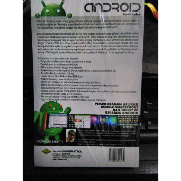 Jual buku android pemrograman aplikasi mobile smartphone dan tablet pc ...