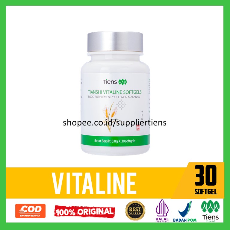 Jual Tiens Vitaline Softgel Suplemen Pencerah Pemutih Kulit Vitality Tianshi Vitagel | Shopee ...