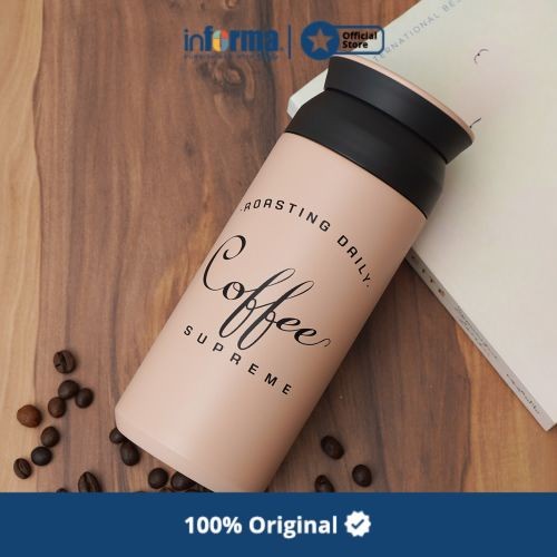 Jual INFORMA BOTOL THERMAL - VACUUM BOTTLE KAMI BROWN 360ML | Shopee ...