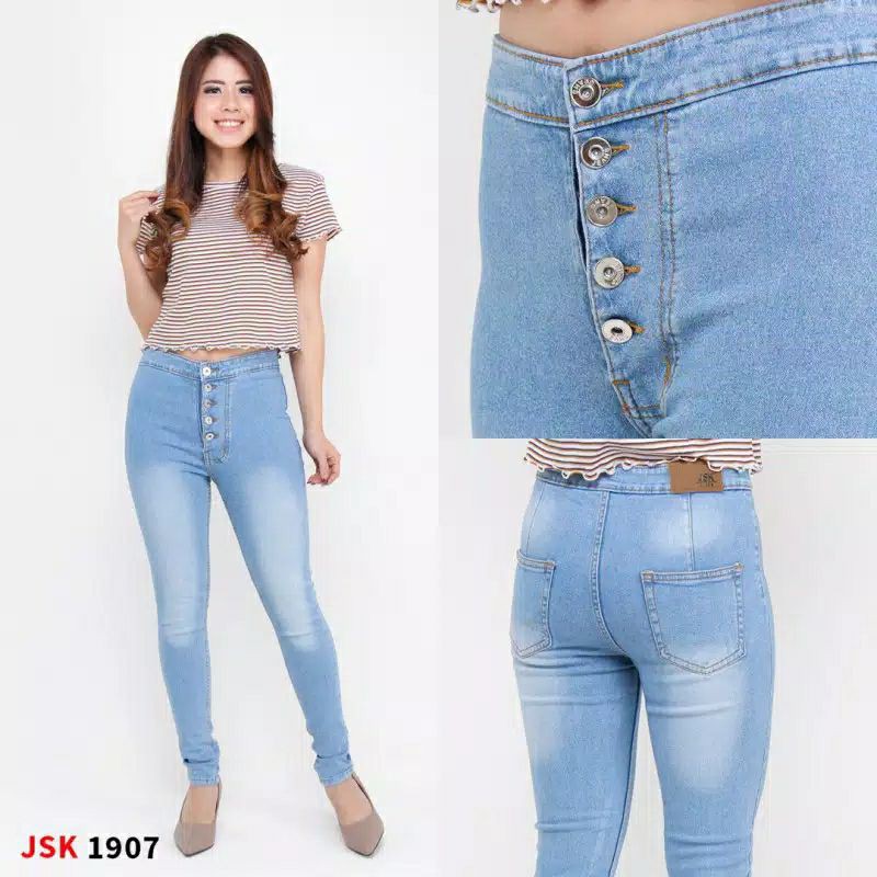 Jual JEANS KANCING 5 BUTTON | Shopee Indonesia