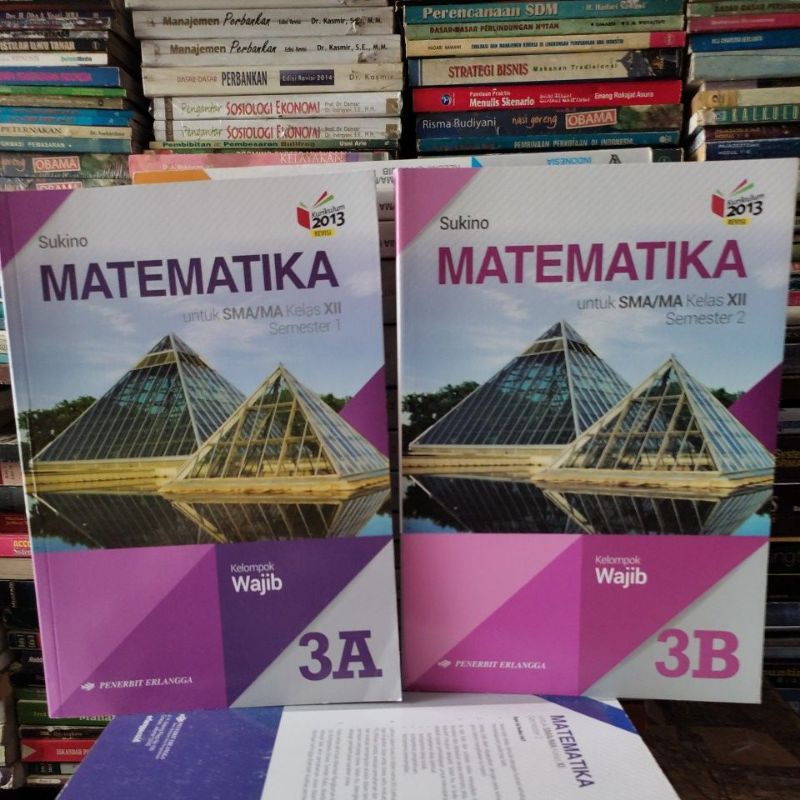 Jual buku matematika untuk SMA/MA kelas 3 (3A dan 3B) original | Shopee ...
