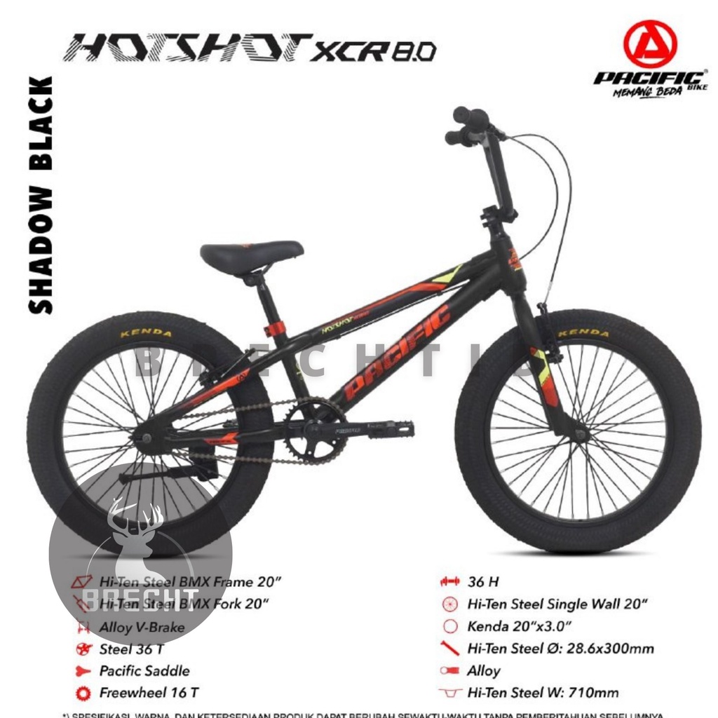 Jual Sepeda Remaja dan Dewasa BMX Pacific Hotshot XCR 8.0 Steel 20 ...