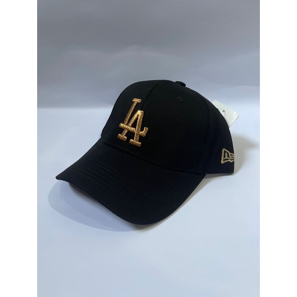 Jual Topi MLB New Era Baseball Cap LA Hitam Logo Merah | Shopee Indonesia