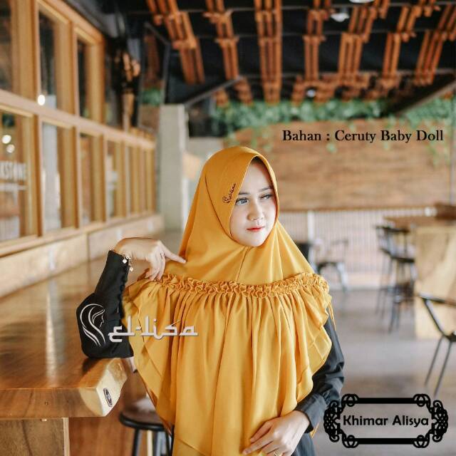 Jual Khimar Alisya by ellisa hijab | Shopee Indonesia