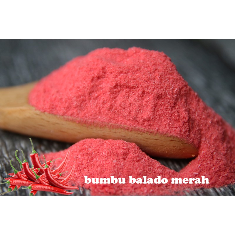 Jual BUMBU TABUR BALADO MERAH SUPER FOOD GRADE 1 KG | Shopee Indonesia