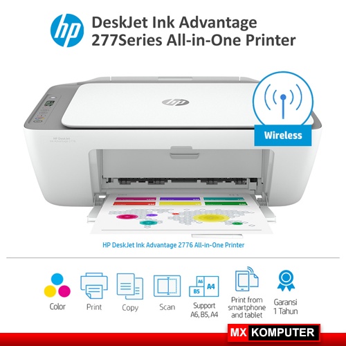 Jual HP DeskJet Ink Advantage 2775 & 2776 All-in-One Printer | Shopee ...