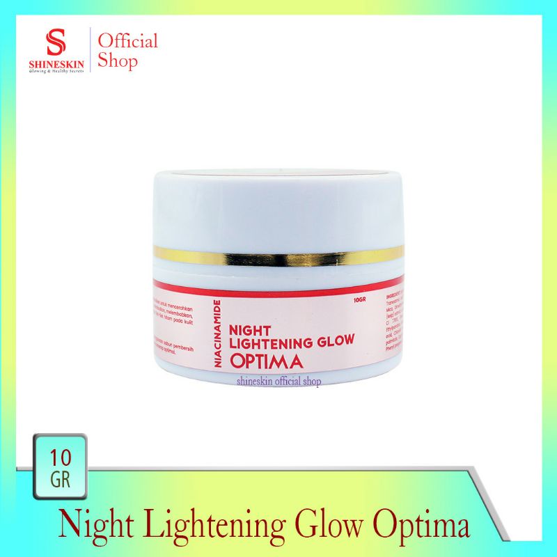Jual Shineskin night lightening glow optima | Shopee Indonesia