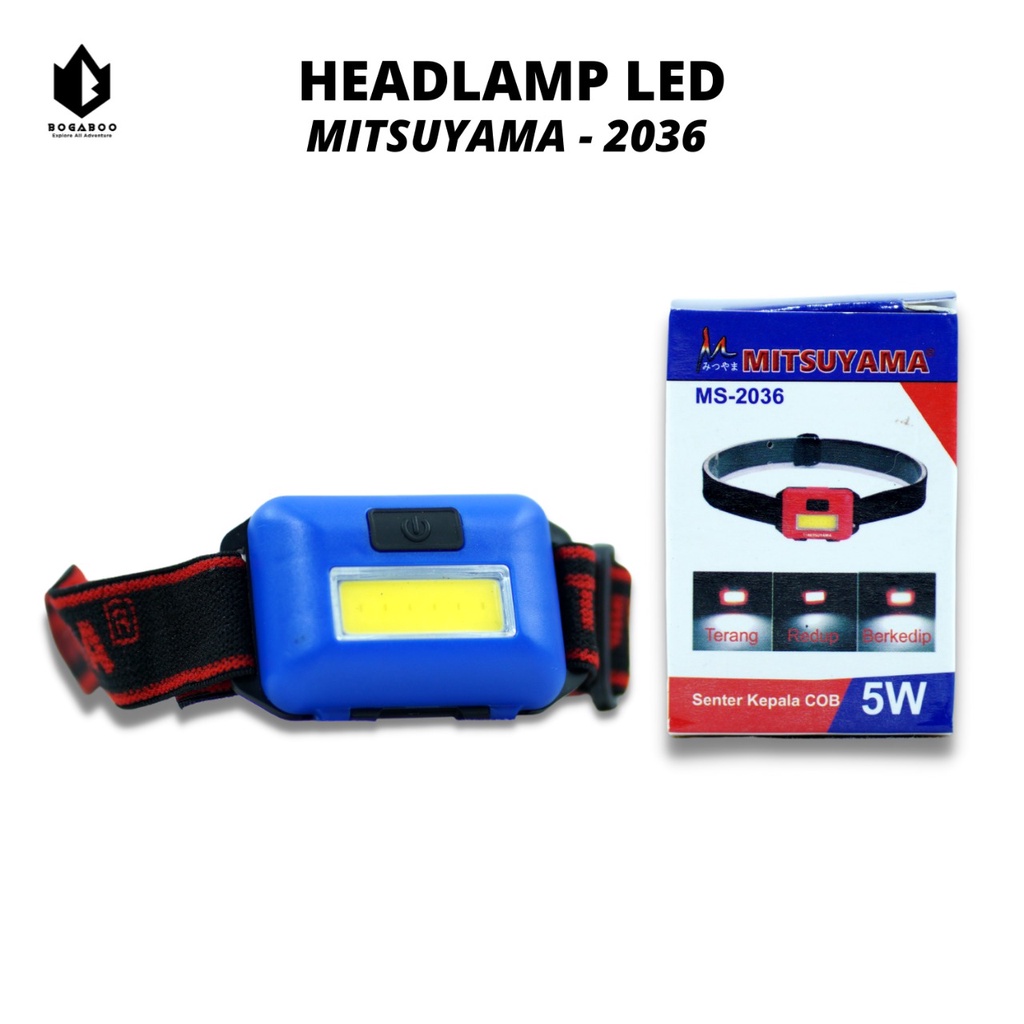 Jual [ COD ] Headlamp Mini LED Mitsuyama 5 watt - Headlamp LED - Cree ...
