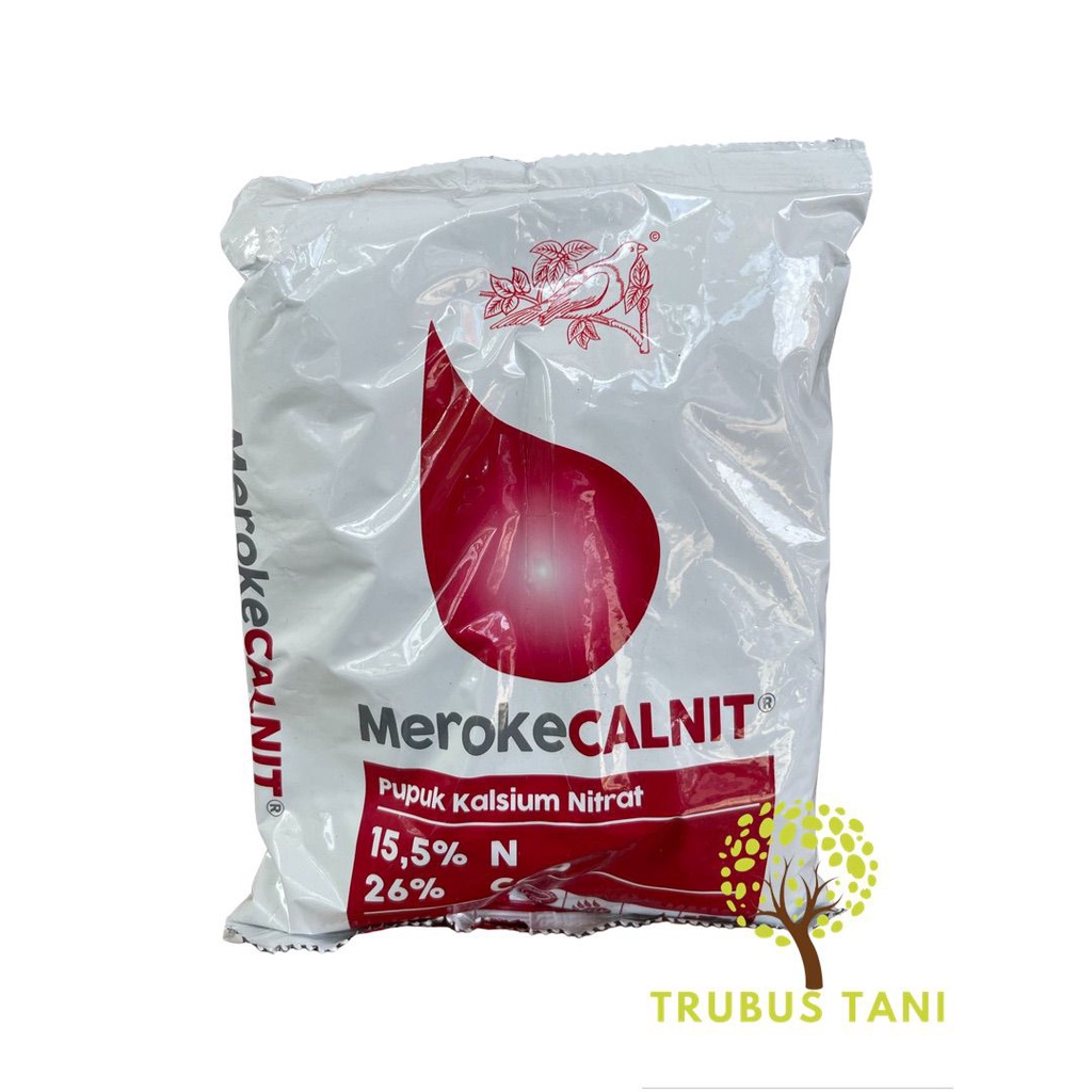 Jual PUPUK MEROKE CALNIT 1 KG KEMASAN PABRIK KALSIUM NITRAT HIDROPONIK ...