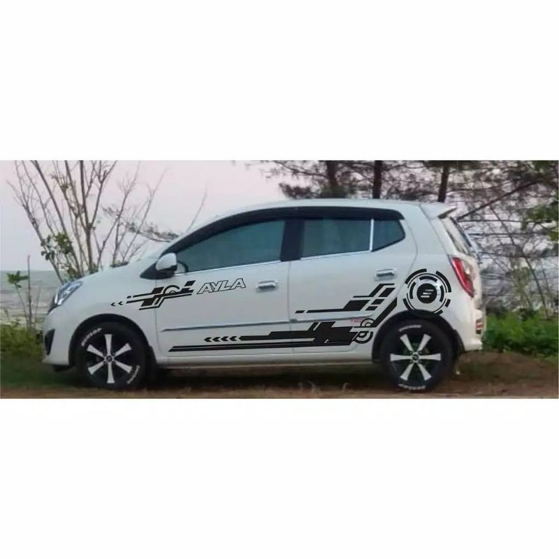 Jual Terbaru cutting stiker sticker mobil daihatsu ayla stiker list ...