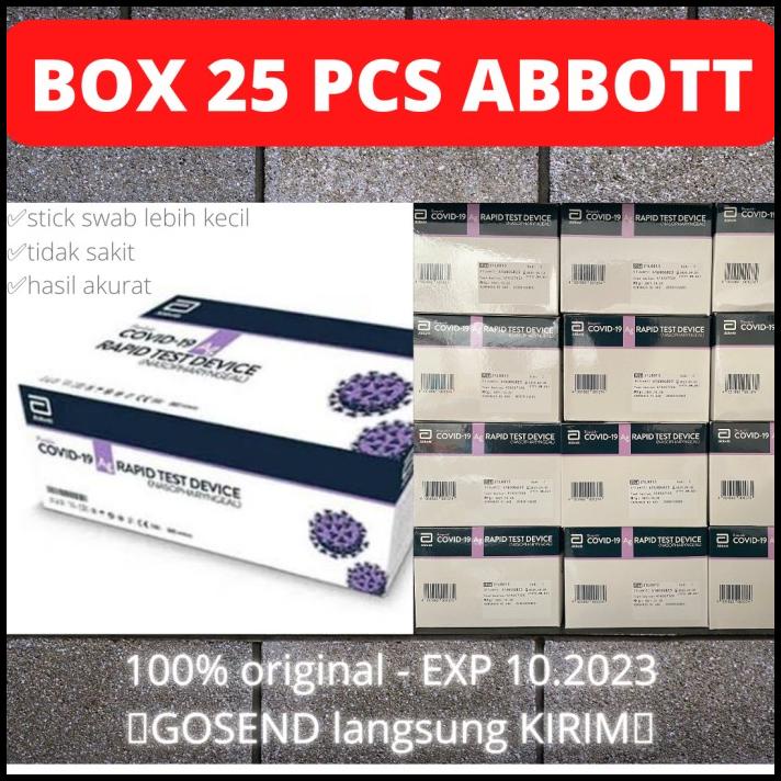 Jual Abbott Antigen Swab Hidung Nasal Naso Bioquick 1 Box | Shopee ...