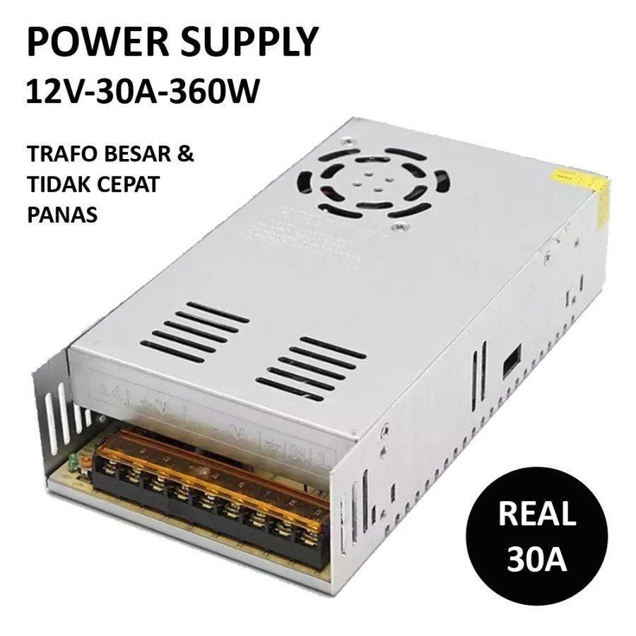 Jual Power Supply Charger Multi CCTV Lampu LED Lighting Adaptor 12V 30 ...