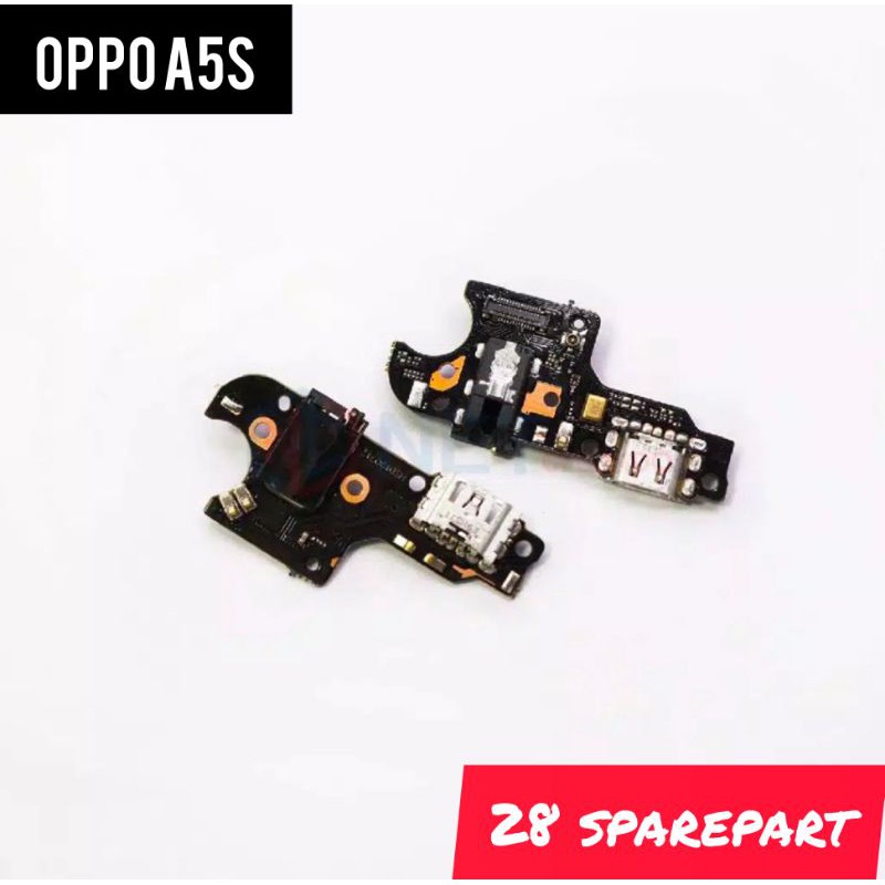 Jual FLEXIBLE/KONEKTOR CHARGER+HF+MIC OPPO A5S / A11K ORIGINAL | Shopee ...