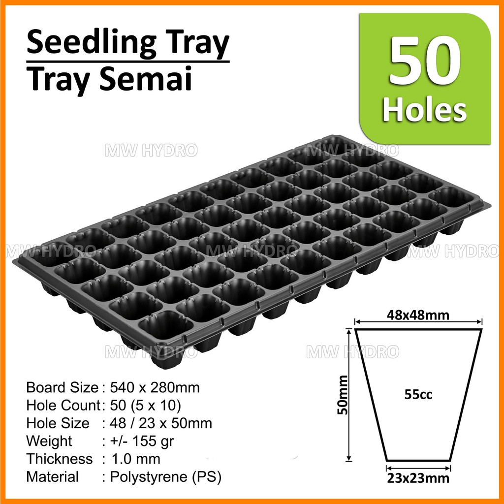 Jual Tray Semai / Seedling Tray - 50 lubang | Shopee Indonesia