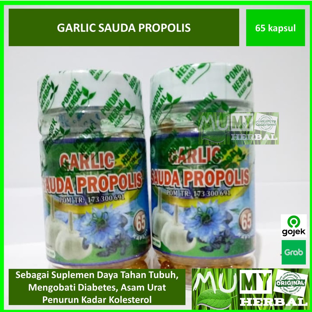 Jual GARLIC SAUDA PROPOLIS ORIGINAL Peningkat Daya Tahan Tubuh Obat ...