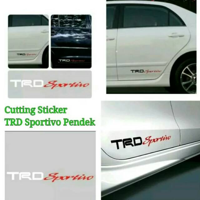 Jual Sticker Body Mobil TRD Sportivo Universal Pendek | Shopee Indonesia