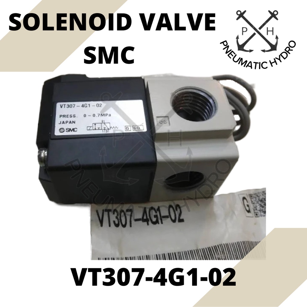Jual Selenoid valve SMC VT307-4G1-02 AC220 | Shopee Indonesia