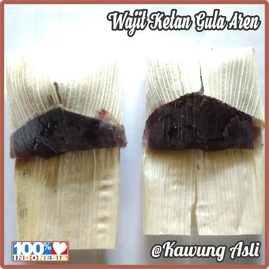 Jual Wajit Ketan Wajik asli Cililin dan Garut lezat gurih aren asli ...
