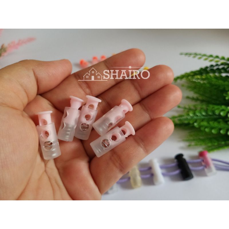 Jual Stopper Tabung Tali Dua Lubang / Stoper Botol / Stopper tali ...