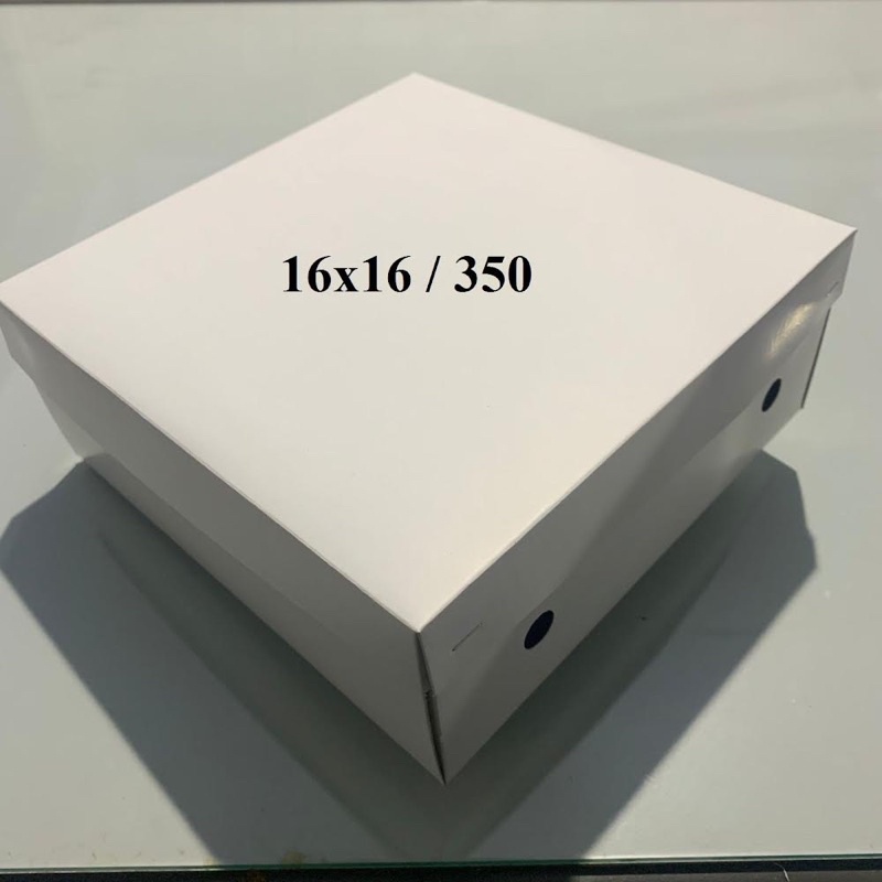 Jual Dus Makanan 16cm x 16cm x 7cm Duplex Coated Roti Box Berkat Kardus ...