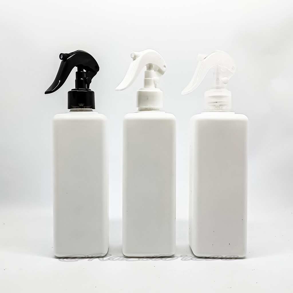 Jual Botol Trigger 500ml Hdpe Kotak semprotan pewangi Ruangan tutup ...