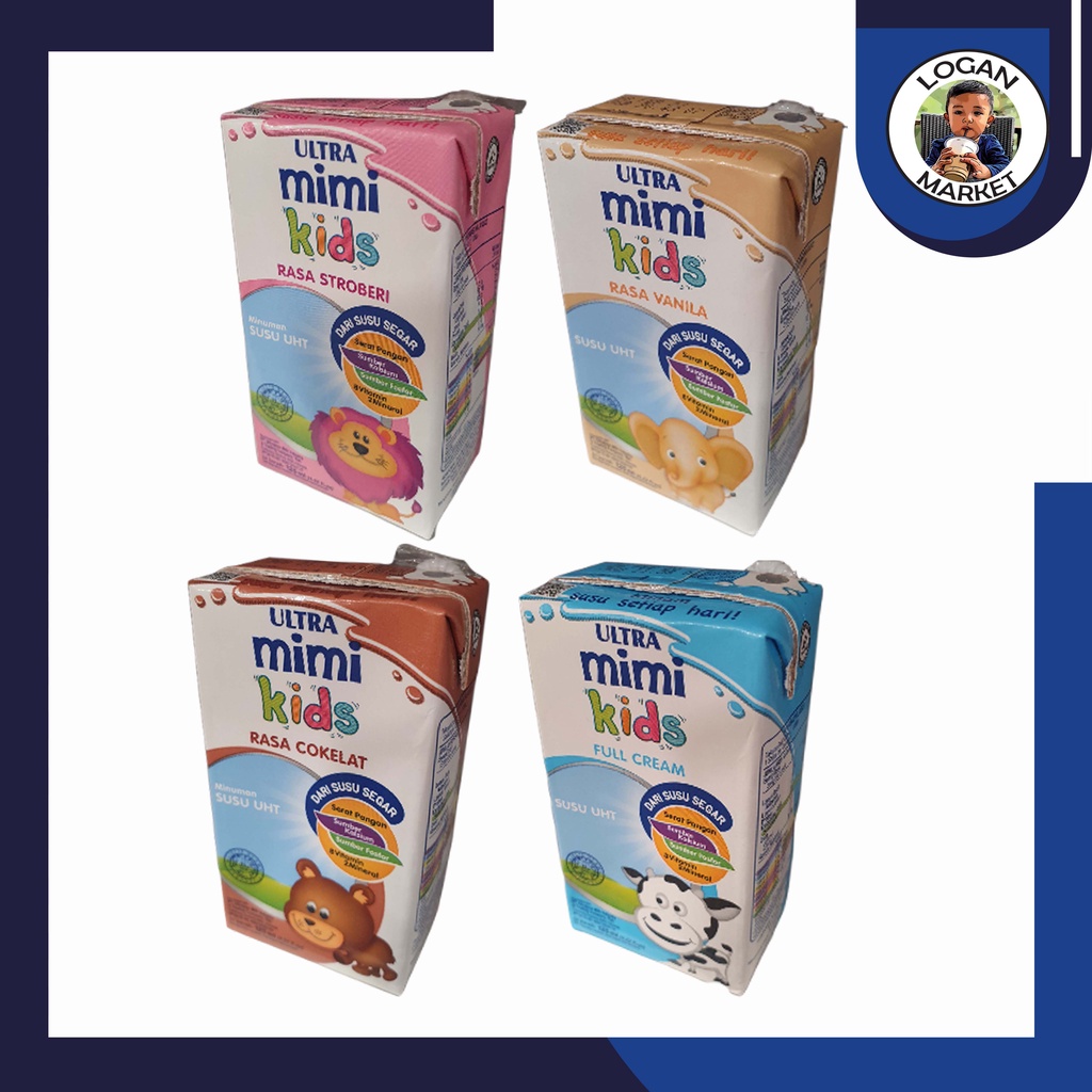 Jual Ultra Susu Mimi Milk Ultramilk Kids 125ml 125 ml 10 Pcs | Shopee ...