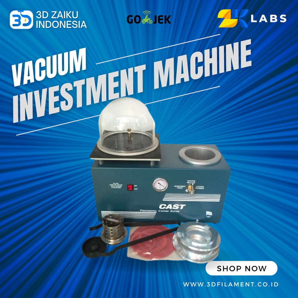 Jual Vacuum Investment Machine for Jewellery Casting Alat Cor Perhiasan | Shopee Indonesia