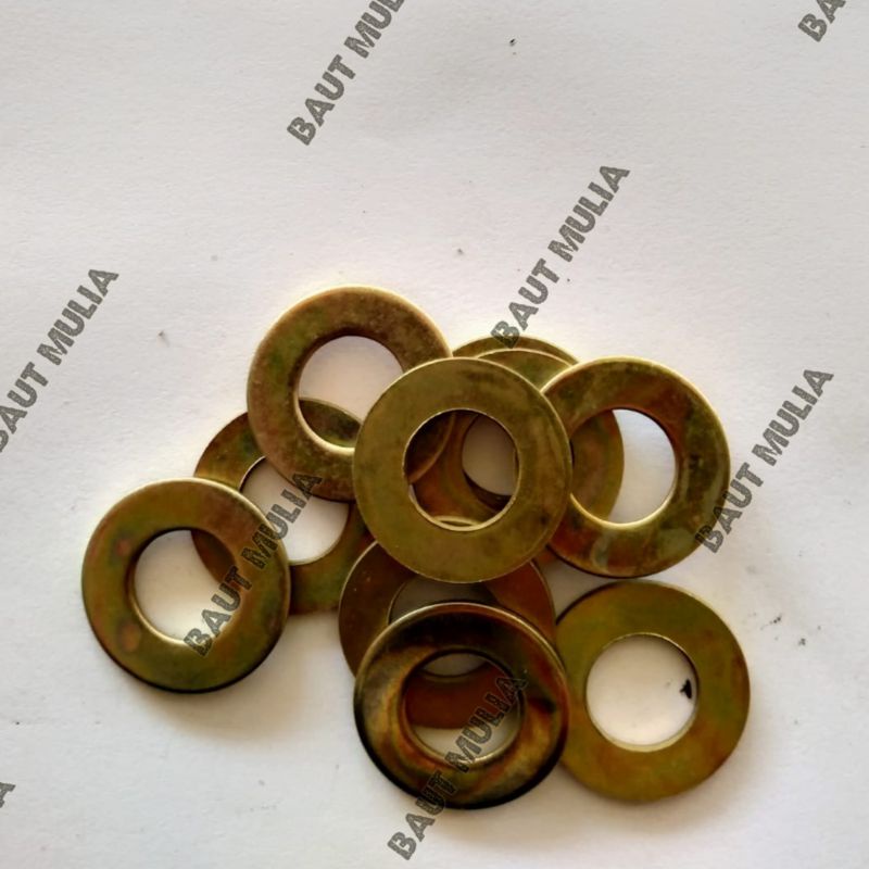 Jual RING PLAT M12 ISI 20 PCS KUNING RING BAUT LOBANG 12MM | Shopee ...