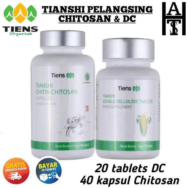 Jual Tiens / Tianshi Pelangsing Badan Ecer Double Cellulose 20 Tablet ...