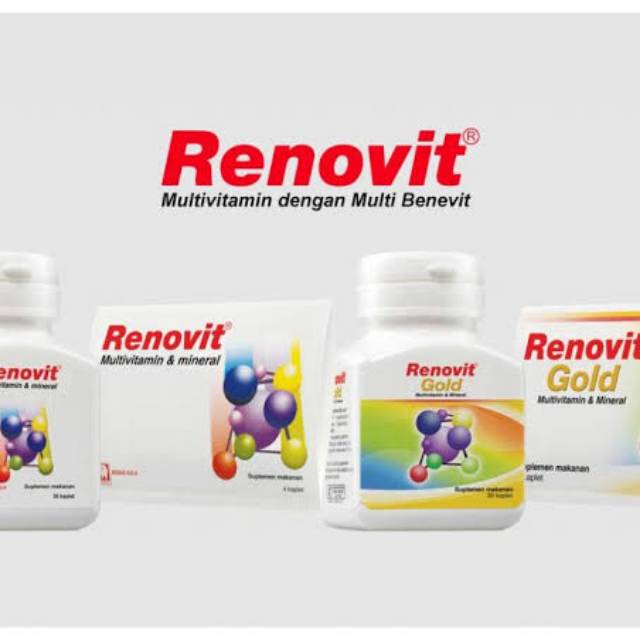 Jual RENOVIT BOTOL / GOLD BOTOL ISI 30 KAPLET | MULTIVITAMIN & MINERAL ...