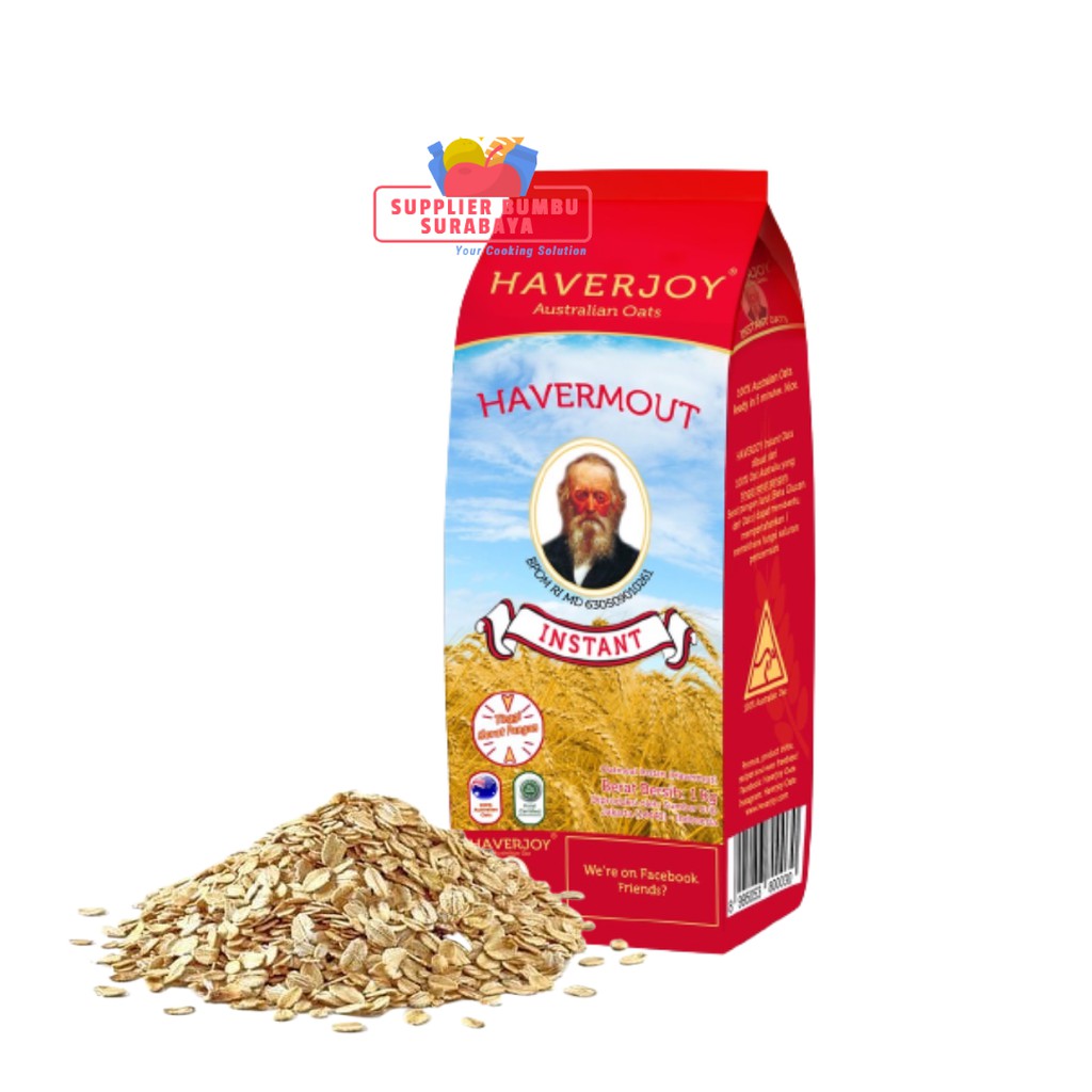 Jual Haverjoy - Havermout Instant Australian Oats / Oatmeal Merah 1kg ...