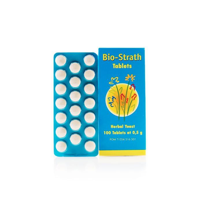 Jual BIO-STRATH TABLET VITAMIN DAYA TAHAN TUBUH & KONSENTRASI 100TABLET ...
