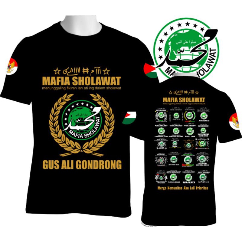 Jual KAOS MAFIS PENDEK TERBARU -BAJU MAFIA SHOLAWAT DISTRO | Shopee ...