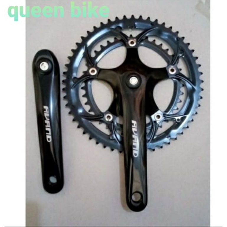 Jual Crank Sepeda / Crank Gear Depan Sepeda 2 Susun Full Alloy AVAND ...