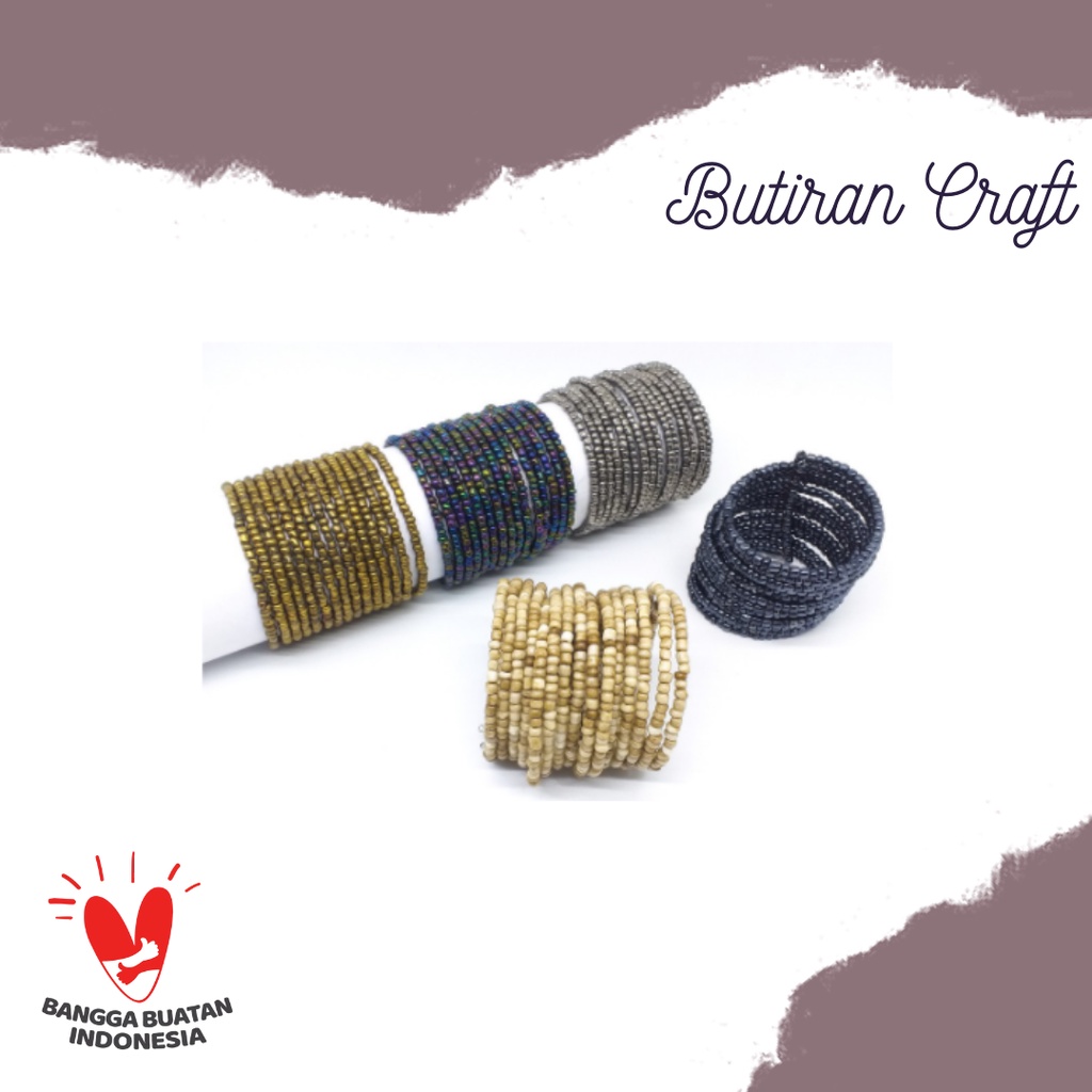 Jual Gelang Kawat Manik Monte Etnik Handmade Khas Bali (Premium Quality ...